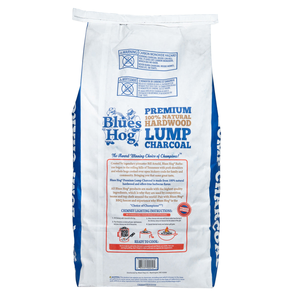 Blues Hog Natural Lump Charcoal 20 lb.